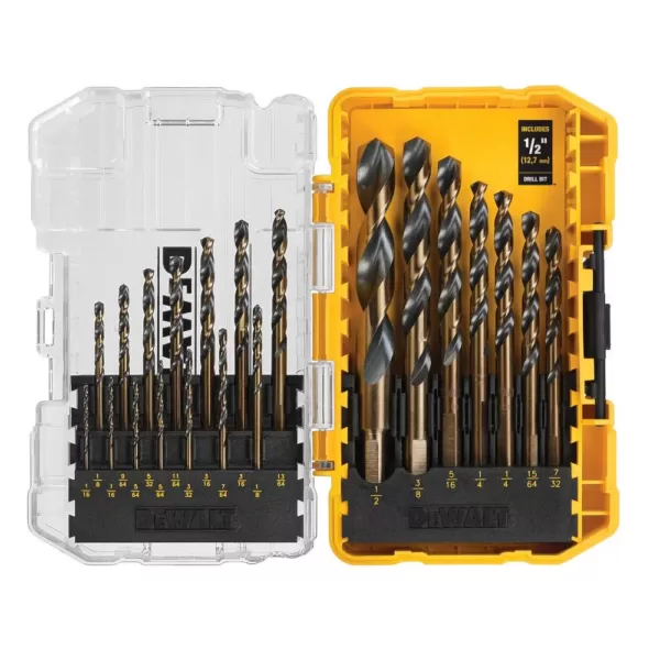 DEWALT Black and Gold Drill Bit Set (21-Piece) – PAX Depot