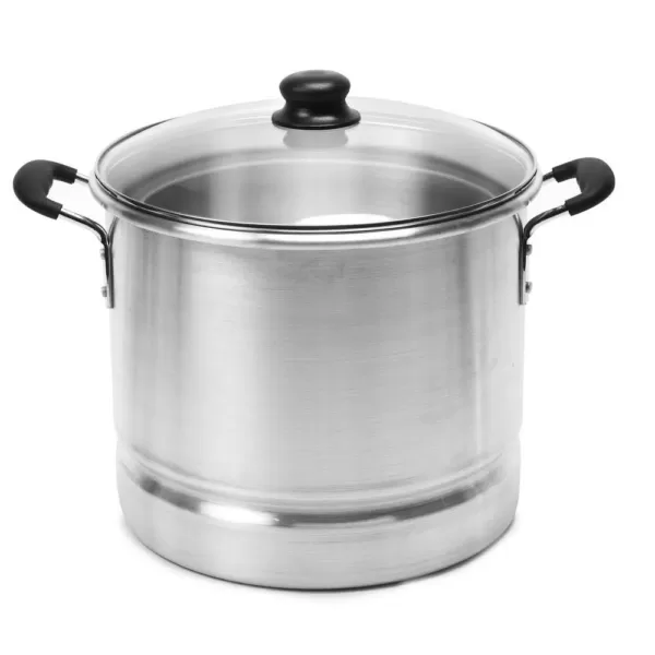 IMUSA Mexicana 20 qt. Aluminum Stovetop Steamer with Glass Lid – PAX Depot