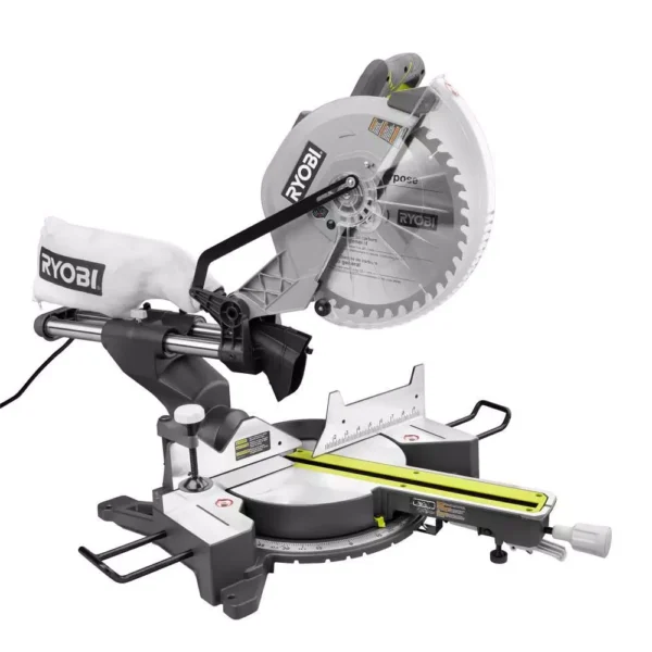 RYOBI 12 in. Sliding Compound Miter Saw with LED – PAX Depot