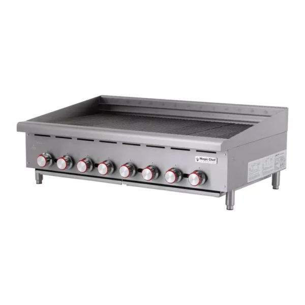 Magic Chef 48 in. Commercial Countertop Radiant Char Broiler – PAX Depot