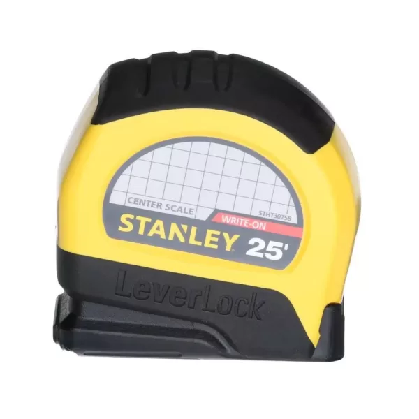 Stanley LeverLock 25 ft. x 1 in. CC Center Tape Measure – PAX Depot